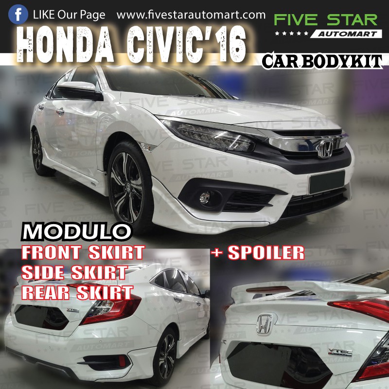 Honda Civic FC 2016 Modulo Full Set Bodykit ABS | Shopee Malaysia