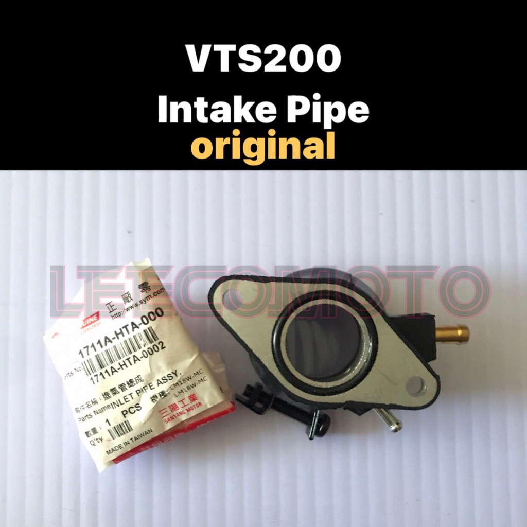 100% ORIGINAL SYM VTS200 VTS 200 INTAKE PIPE 1711A-HTA-000 INLET PIPE ...