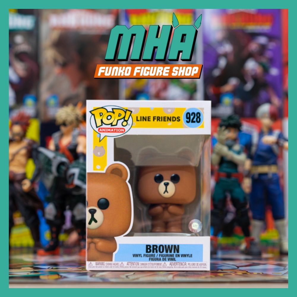 Genuine Funko Pop Animation: Line Friends - Brown 928 Model | Shopee ...