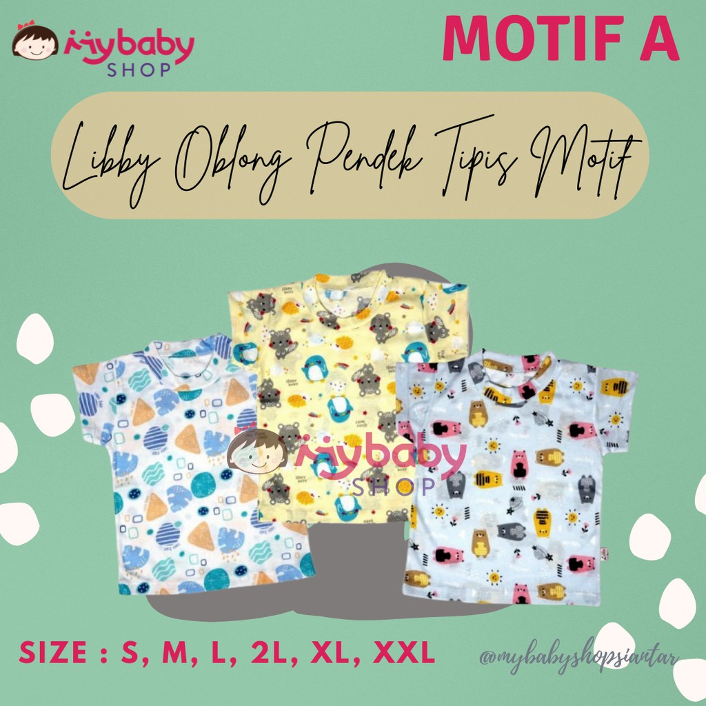 LIBBY Oblong Cotton Rib Thin BOY / GIRL Series (Top only) | Shopee Malaysia