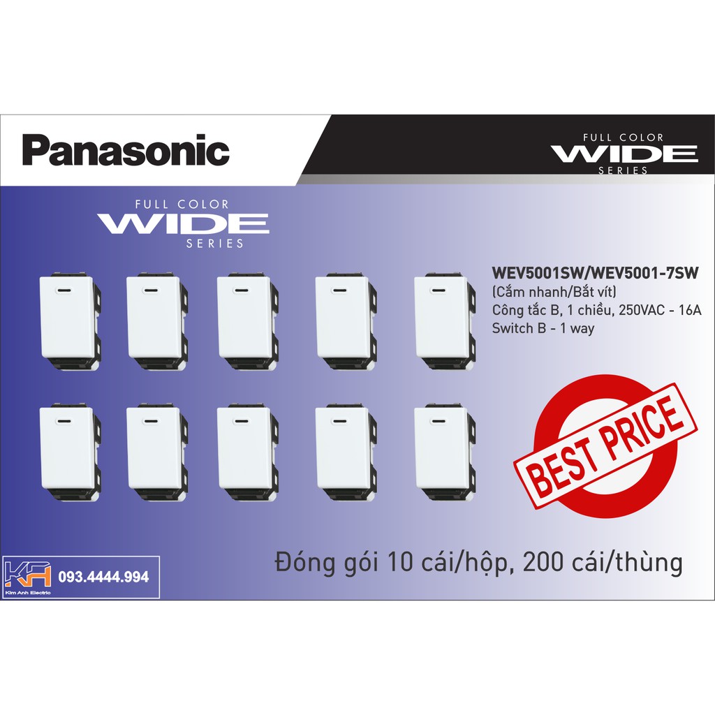 10 large Panasonic switches (10 beads/box - Genuine products) | Shopee ...