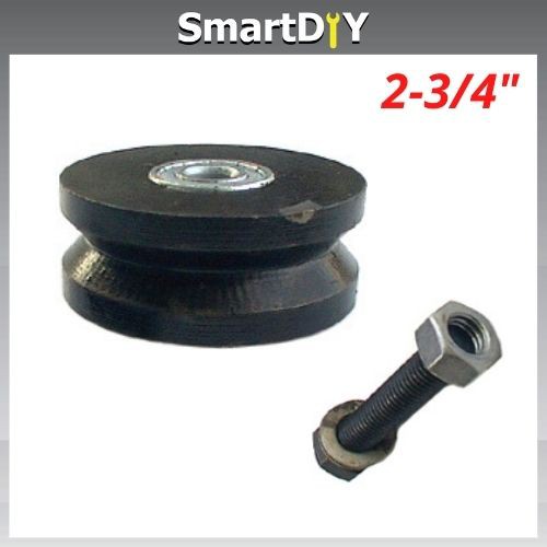 2-3/4" HEAVY DUTY GATE ROLLER WITH BEARING RODA GATE BESI - V GLOOVE ...