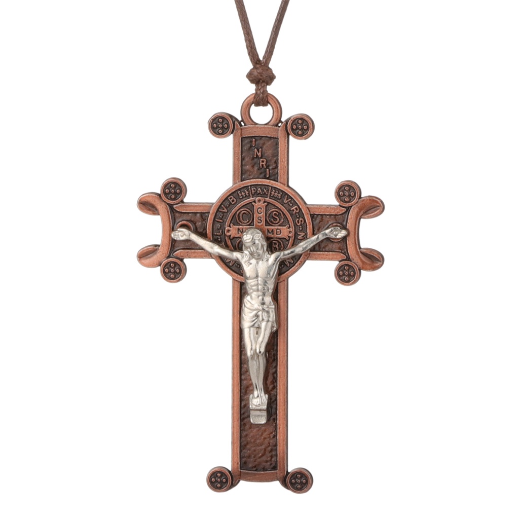 Mens 3 Colors CSPB Exorcism Crucifix Cross Pendant Necklace Teen Boys ...