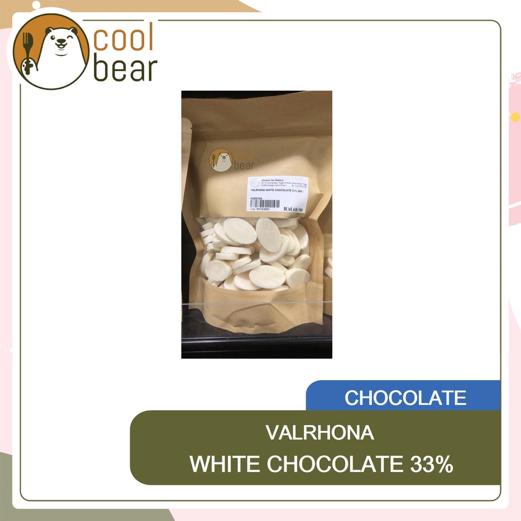 Valrhona white chocolate 33% 500g | Shopee Malaysia