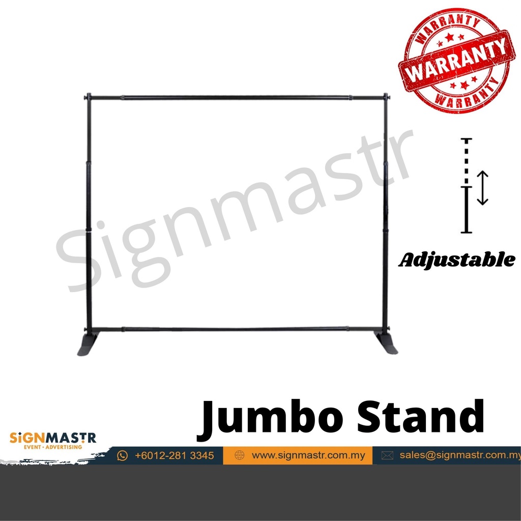 Adjustable/ Ready Stock!!!!🔥🔥🔥 Jumbo Stand/Jumbo Stand with Custom ...