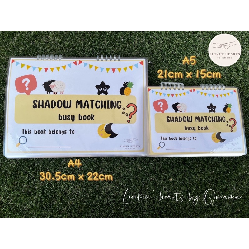 Shadow Matching Busy Book | Preschool busy book | Interactive learning ...