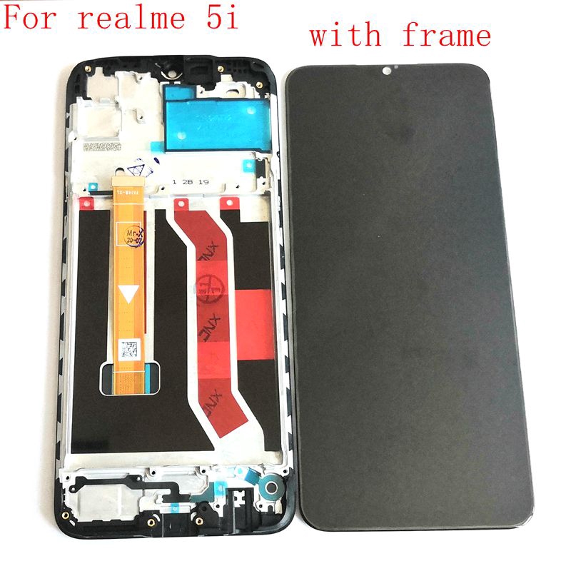 LCD With Frame For Realme 5i LCD Display Touch Screen Digitizer Sensor ...