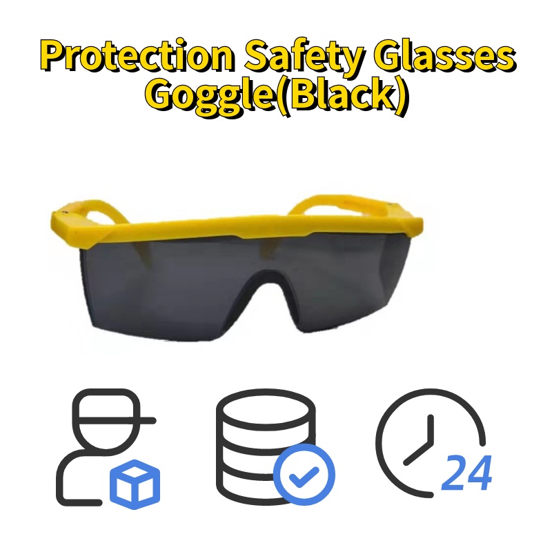 Protection Safety Glasses Goggle (Black)/Cermin Mata (Hitam) | Shopee ...