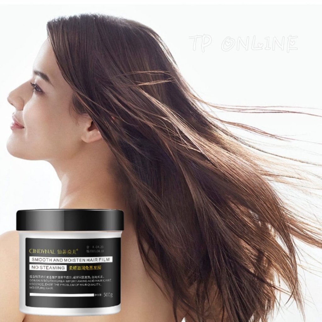 CINDYNAL Keratin Hair Mask Treatment Non Steaming Softening Hair Mask ...