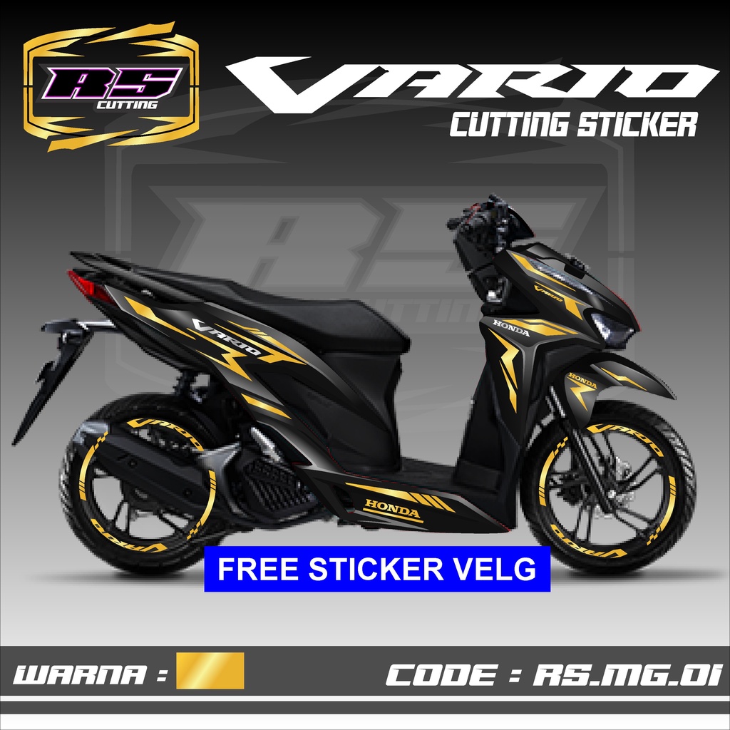 Cutting Sticker VARIO - Motorcycle Accessories Sticker Honda VARIO 125 ...