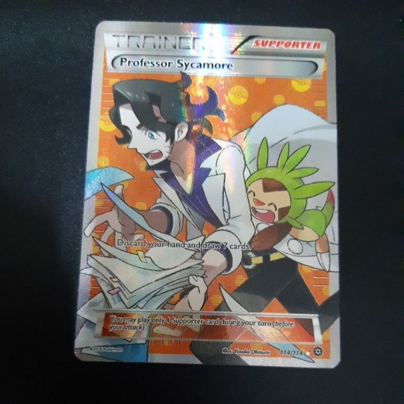 Pokemon Card TCG : Trainer: Professor Sycamore 114/114 (Trainer Full ...