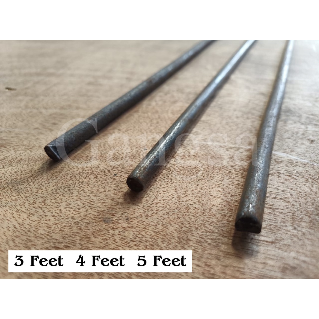 Round Bar Mild Steel (Black Shaft) / Besi Bulat 4.0 MM 4.5 MM (R4.0 ...