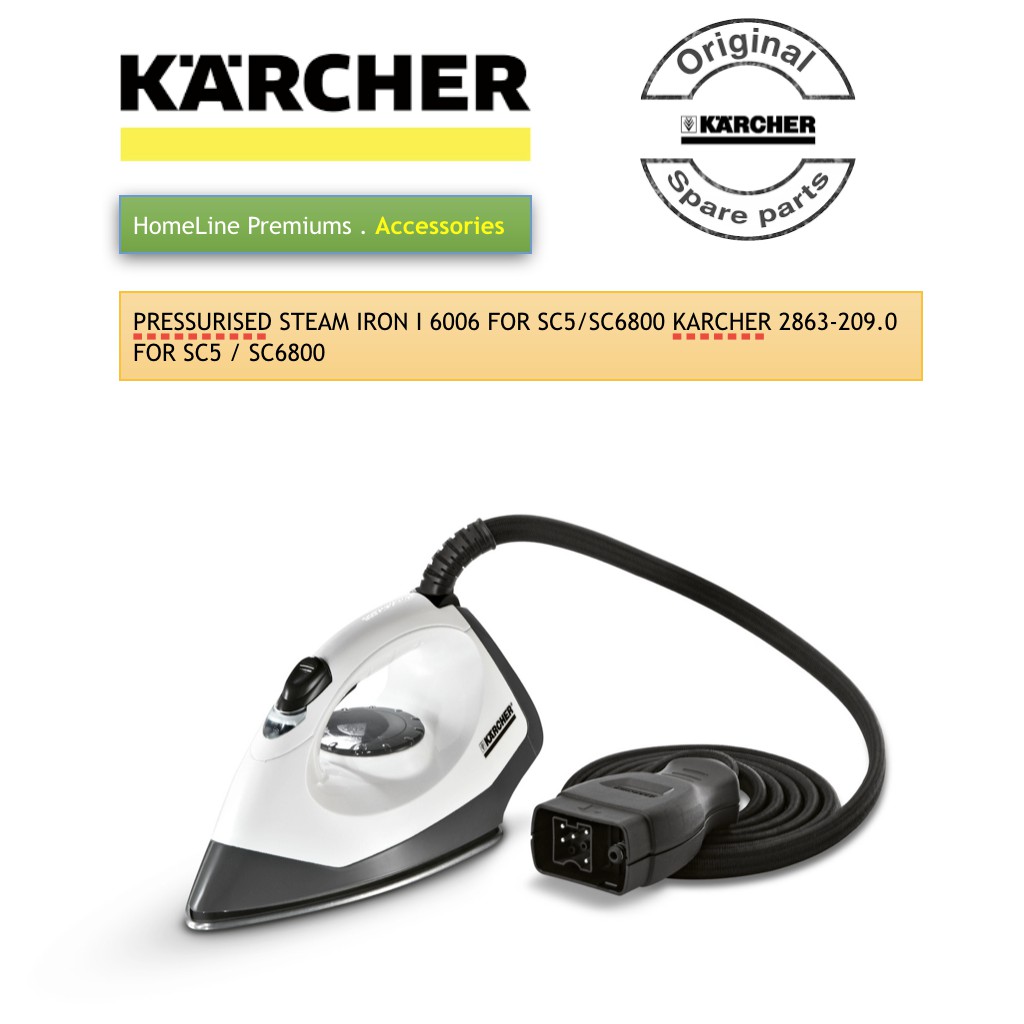 KARCHER PRESSURISED STEAM IRON I 6006, 2.863-209.0 | Shopee Malaysia