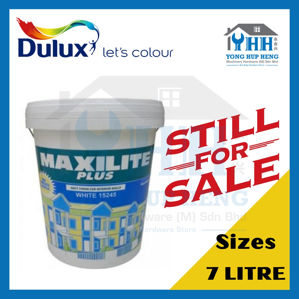 7L Maxilite Plus Emulsion Paint (7L) *For Interior Wall & Ceiling Water ...