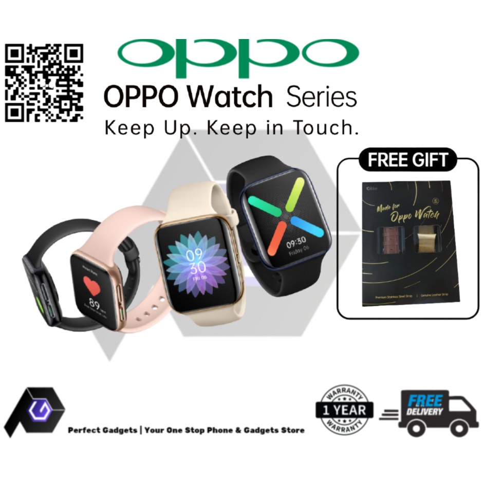OPPO Watch | Free OPPO Watch Strap Premium Stainless Steel Strap ...