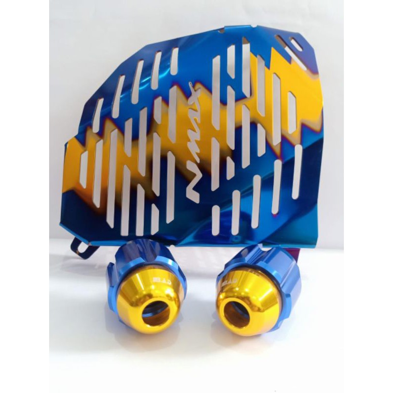 Nmax Two Tone Radiator Cover+Jalu Axle Two Tone | Shopee Malaysia