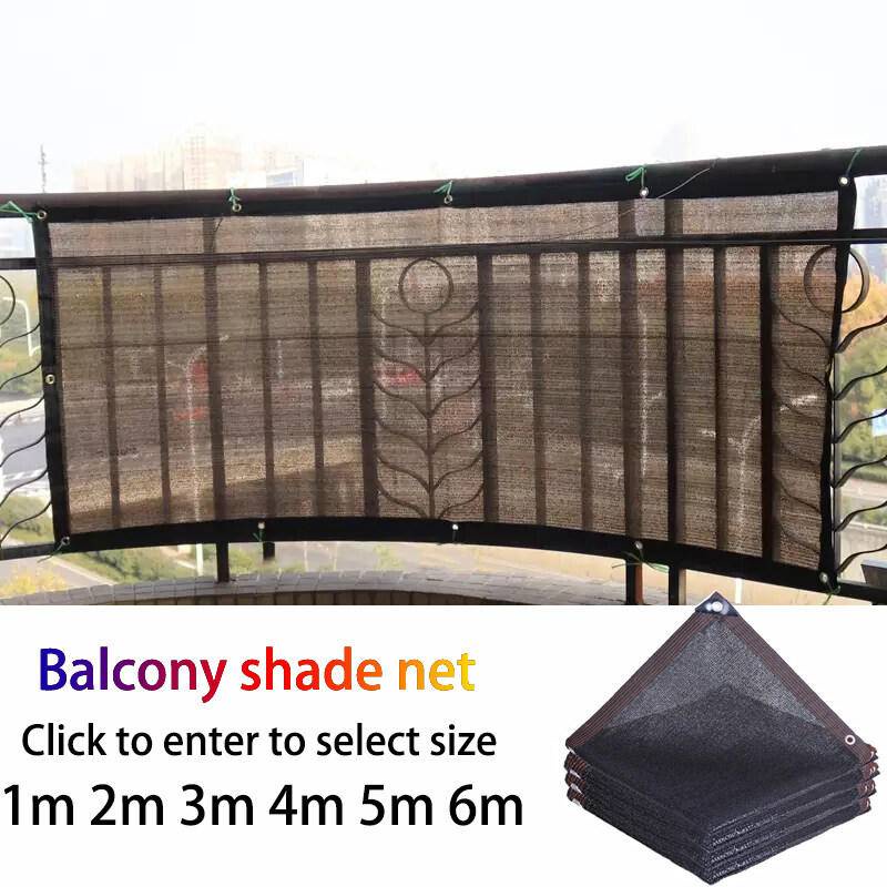 Balcony Sun Shade Mesh Canopy Awning Privacy Screen Window Shelter Net ...