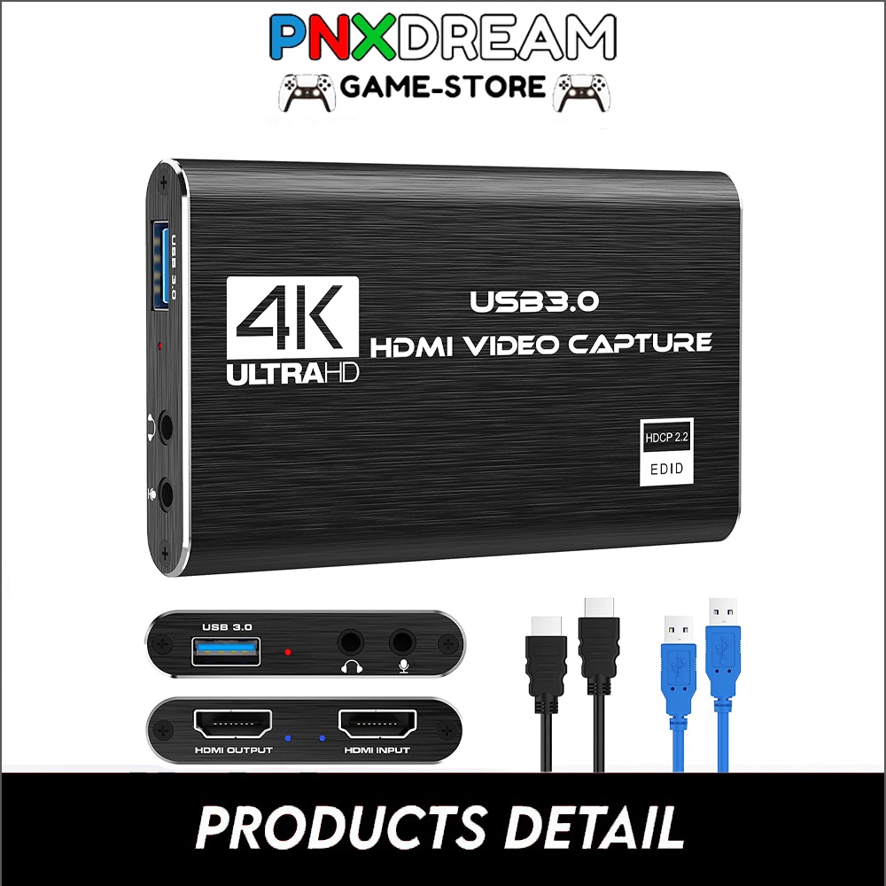 🇲🇾 Game Link HDMI USB Video HDMI Capture Card with Microphone for PS ...