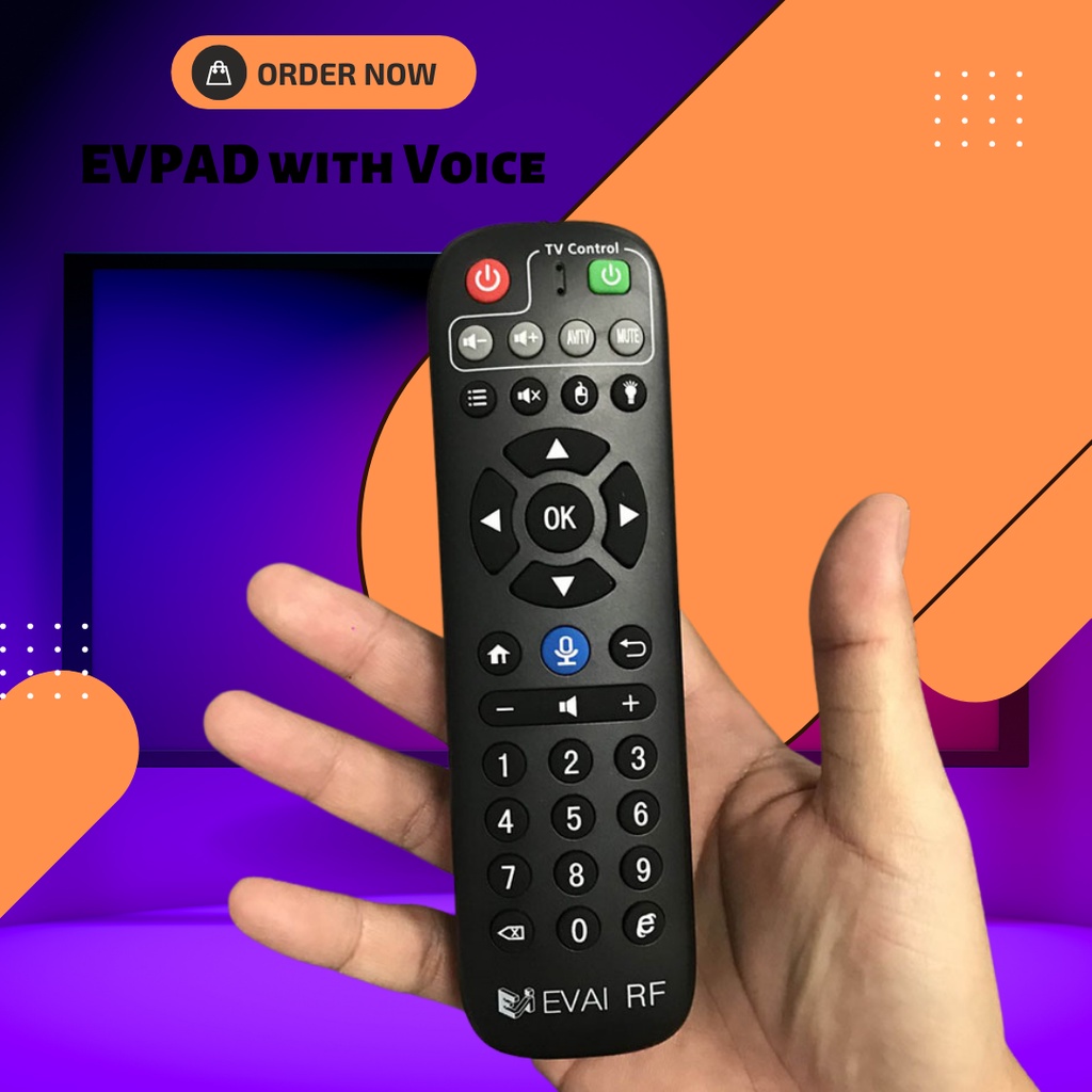 Remote Control TV EVPAD EPLAY EVBOX 2S 3S 3R 3Max 5P 5S Pro Plus MYViU ...