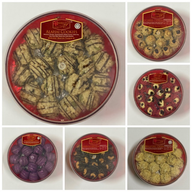 Biskut/Kuih Kualiti Premium Pelbagai Jenis Nourlie Cookies | Shopee ...