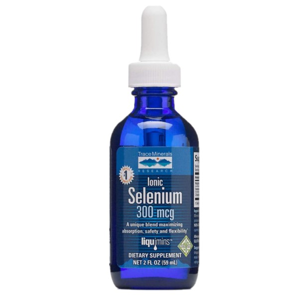 Trace Minerals Research, Ionic Selenium, 300 mcg, 2 fl oz (59 ml ...