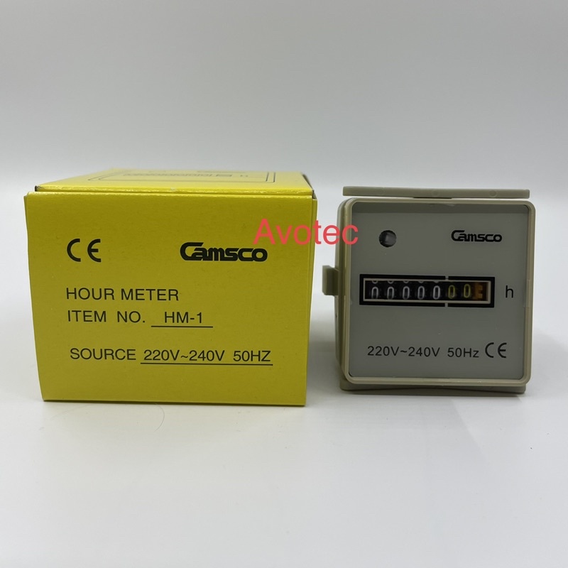 Camsco HM-1 Hour Run Meter , AC 220~240V | Shopee Malaysia