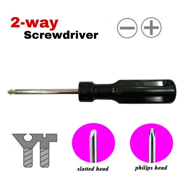 Kinki Screwdriver Two Ways Philips (Cross) / Slotted (Flat) | Shopee ...