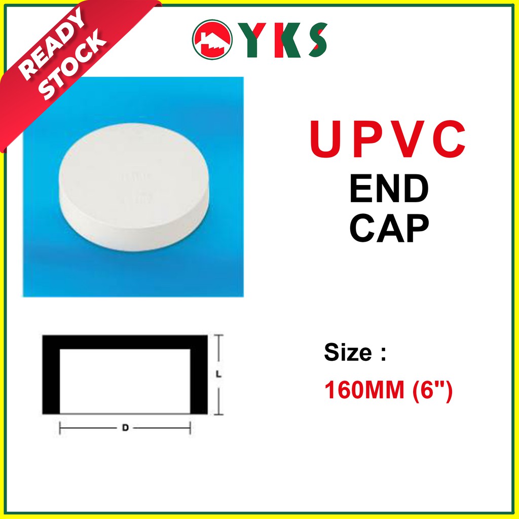 UPVC END CAP - 160mm - Pipe & Fittings System | Shopee Malaysia