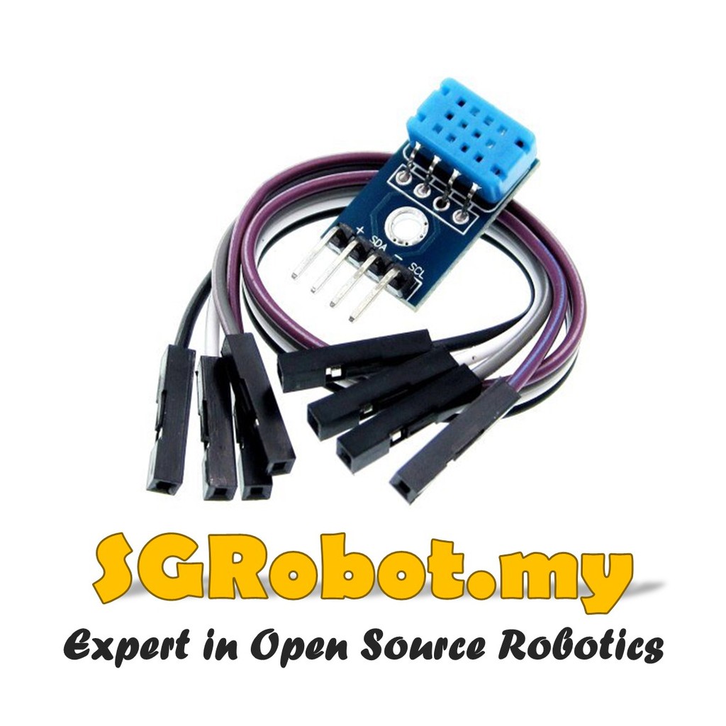 DHT12 Digital Temperature & Humidity Single Bus I2C Sensor Module ...