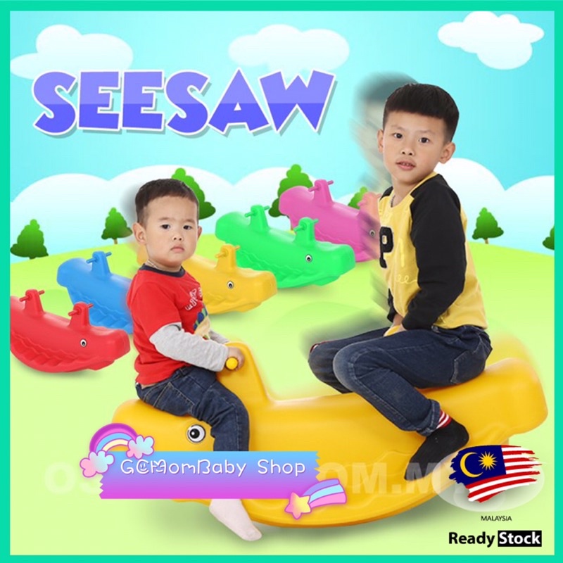 Seesaw Riding Rocking Pony Horse Playground outdoor indoor Kuda ...
