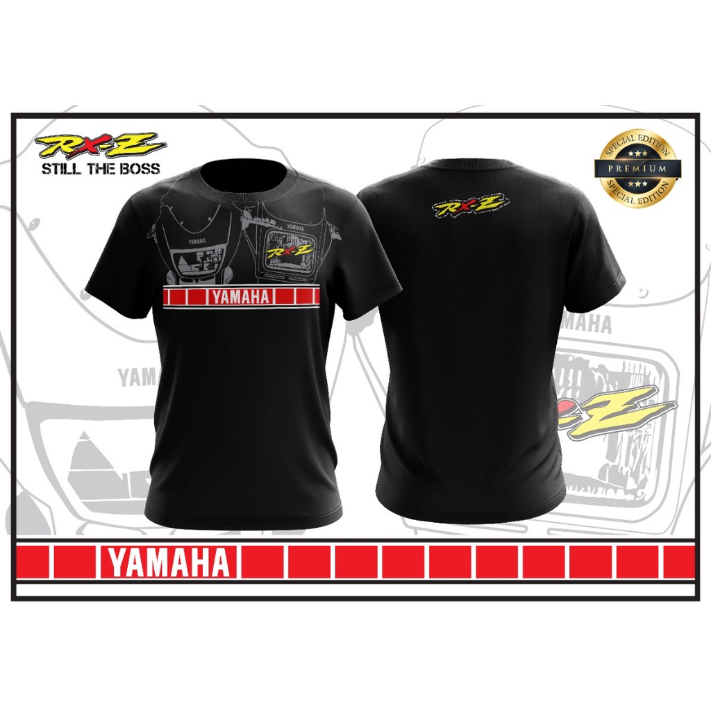 [Ready Stock] Baju Motor T Shirt Yamaha RXZ Limited Motocycle Shirt ...