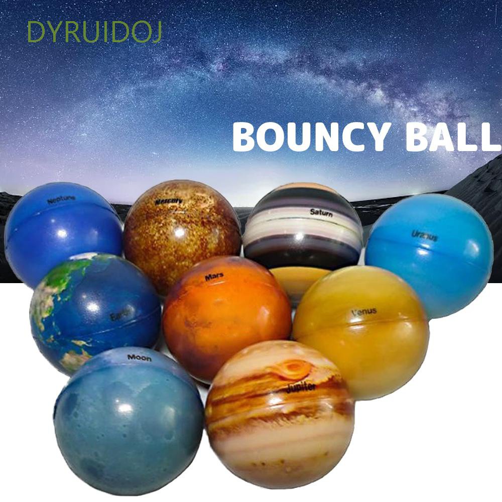 DYRUIDOJ Educational Toy Eight Planets Colorful Printing Star Ball Moon ...