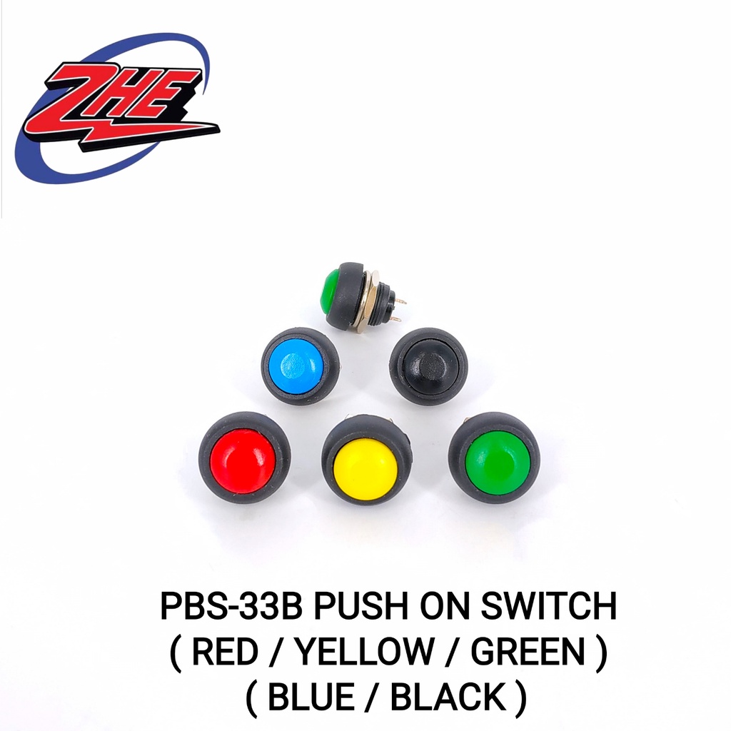 (PBS-33B) 2Pin Waterproof Mini Round Push Button Switch Since The reset ...