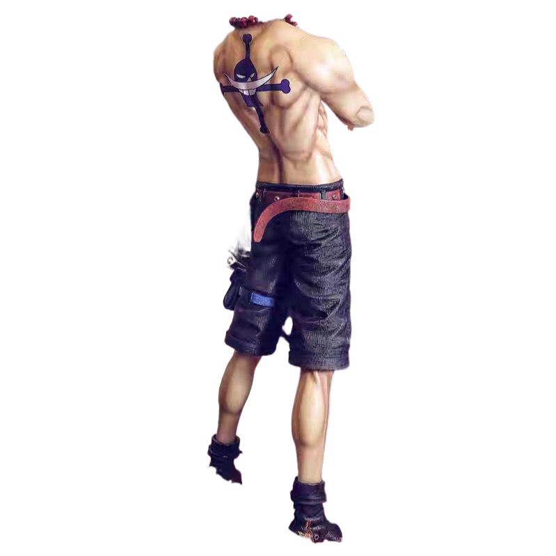 One Piece 1 to 1 Ace Large Statue GK Fire Fist Figure Dayan Emperor ...