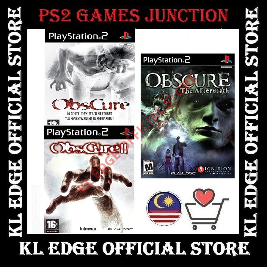 🔥PS2 DVD Games🔥Obscure Series / Obscure / Obscure 2 / Obscure The ...