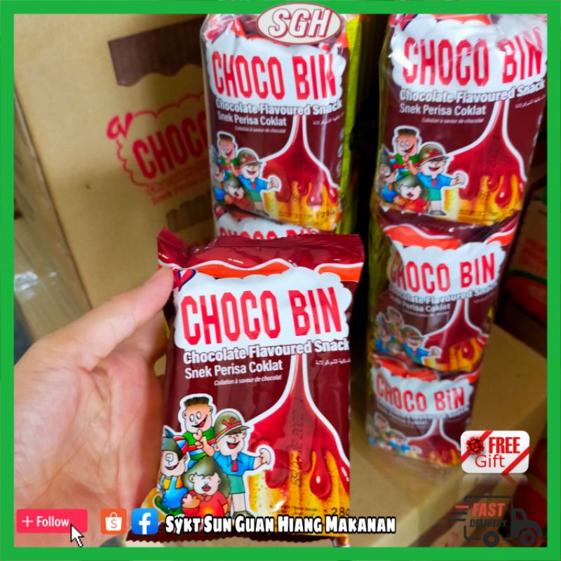CV Choco Bin Chocolate Flavour Snack SNEK perisa Choco New Stok confirm ...