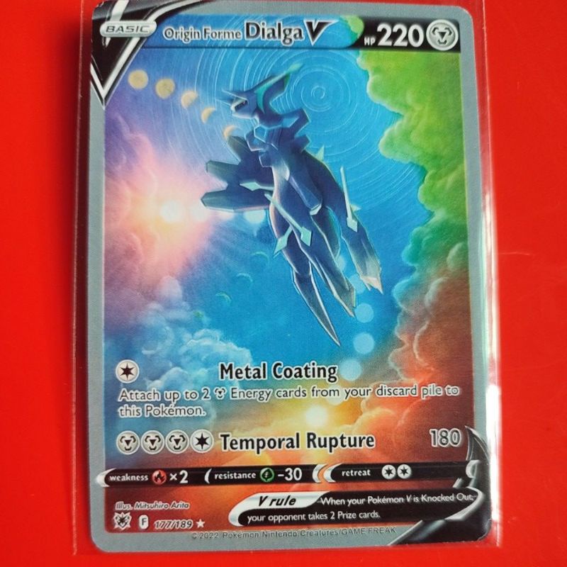 Dialga v origin forme 177/189 secret rare(only saturday & sunday open ...