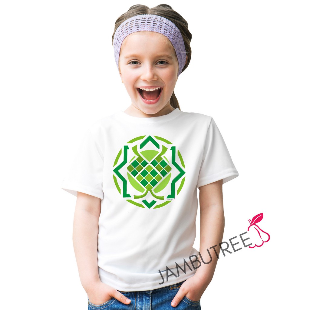 Jambutree Sambutan Selamat Hari Raya Ketupat Eid Mubarak Graphic T ...