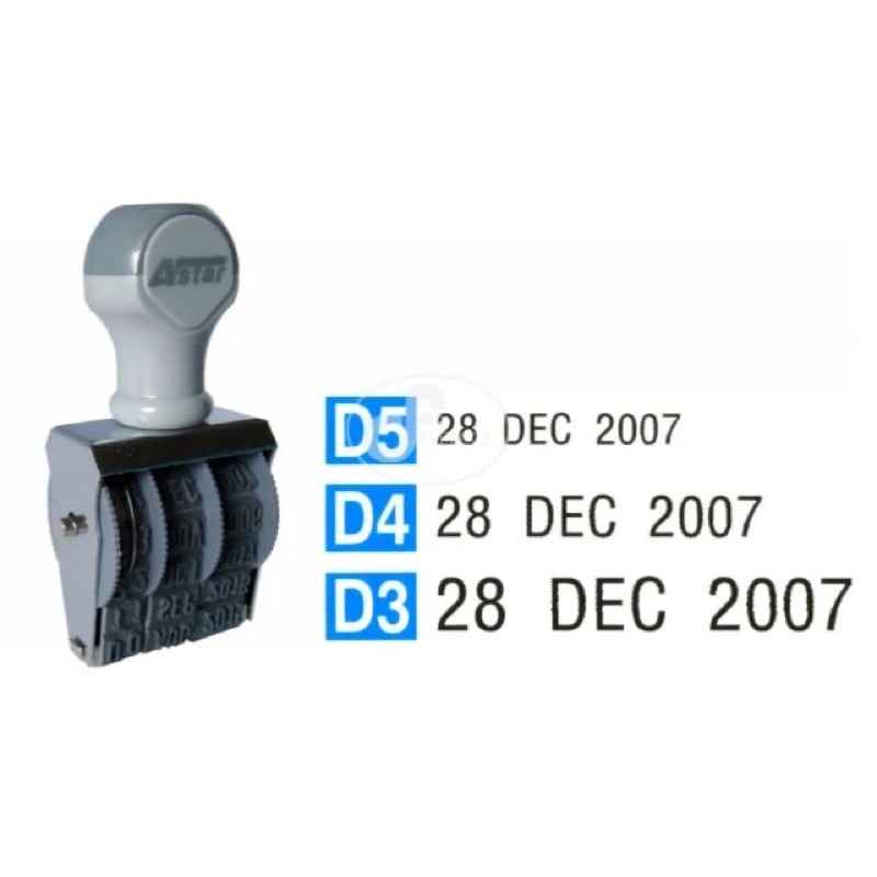 Astar Dater Stamp (3mm/4mm/5mm) / Cop Tarikh / Date Stamp | Shopee Malaysia