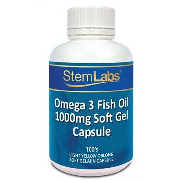 StemLabs Omega 3 Fish Oil 1000mg Soft Gel Capsule (100’s) | Shopee Malaysia