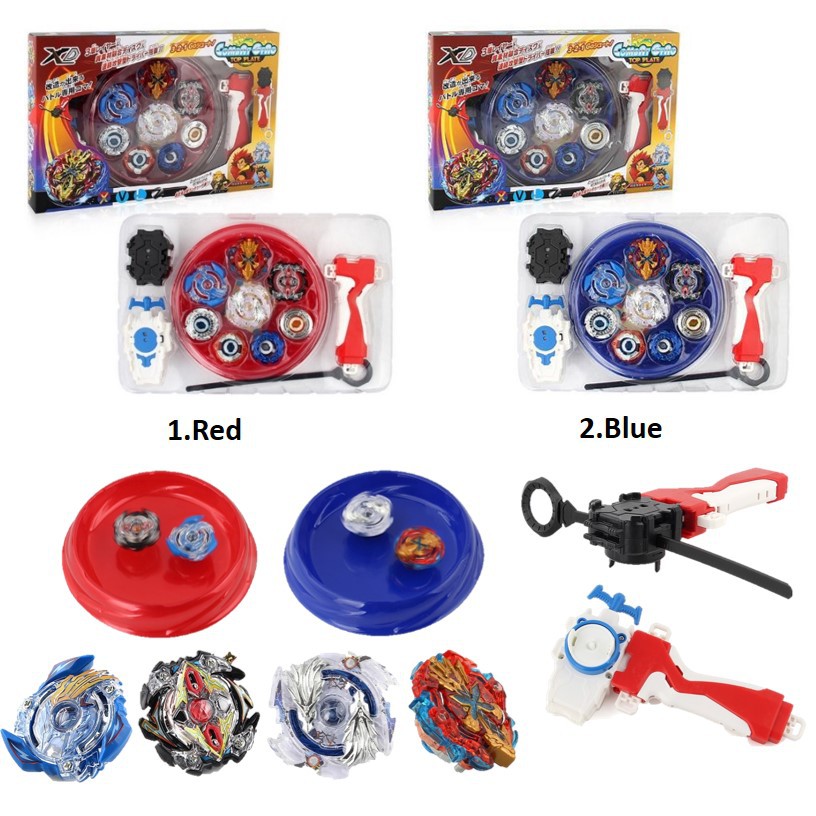 [PREMIUM BEYBLADE SALE] Burst Set Launcher Top Plate Stadium Metal ...