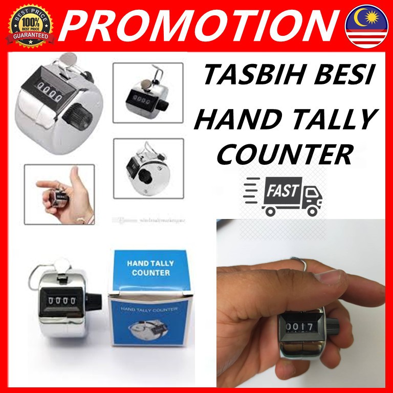 (SHIP FROM KL)Tasbih Besi Hand Tally Counter 4digit | Shopee Malaysia