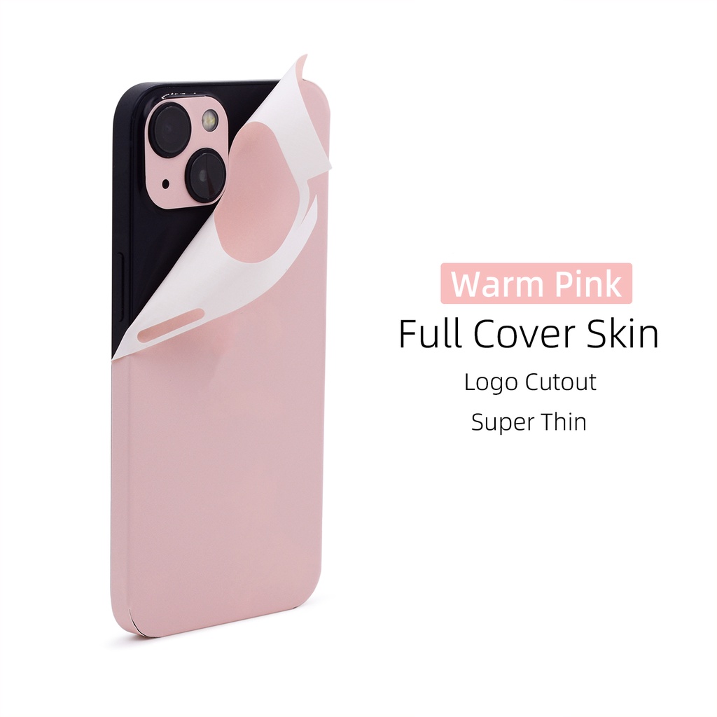 Pink Change Color Full Wrapped Skin Sticker Compatible with iPhone 6 6s ...