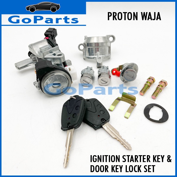 PROTON WAJA IGNITION STARTER KEY & DOOR KEY LOCK FULL SET | Shopee Malaysia