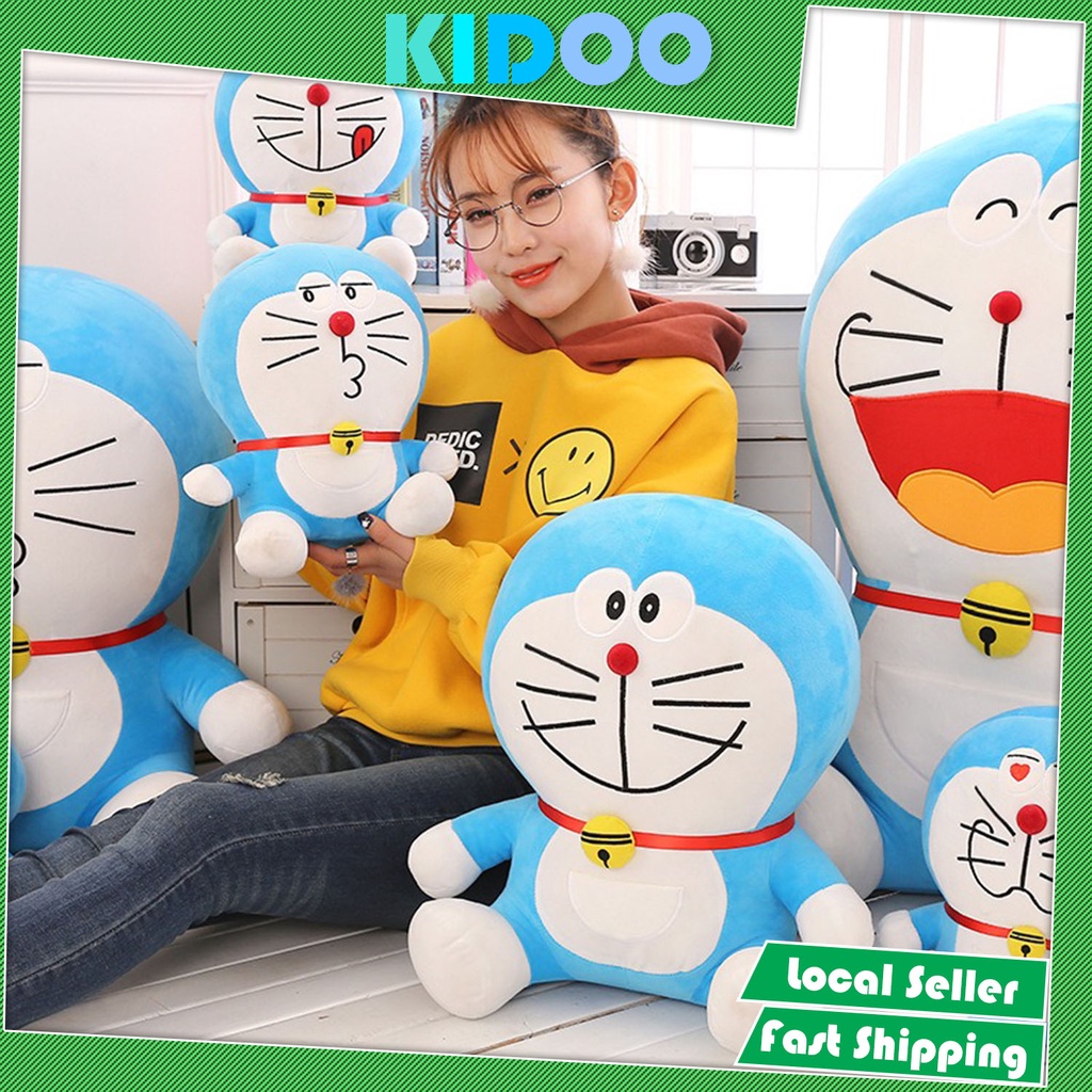 Kidoo Doraemon Cartoon Cute Plush Toy Baby Kid Doll Mainan Anak Patung ...