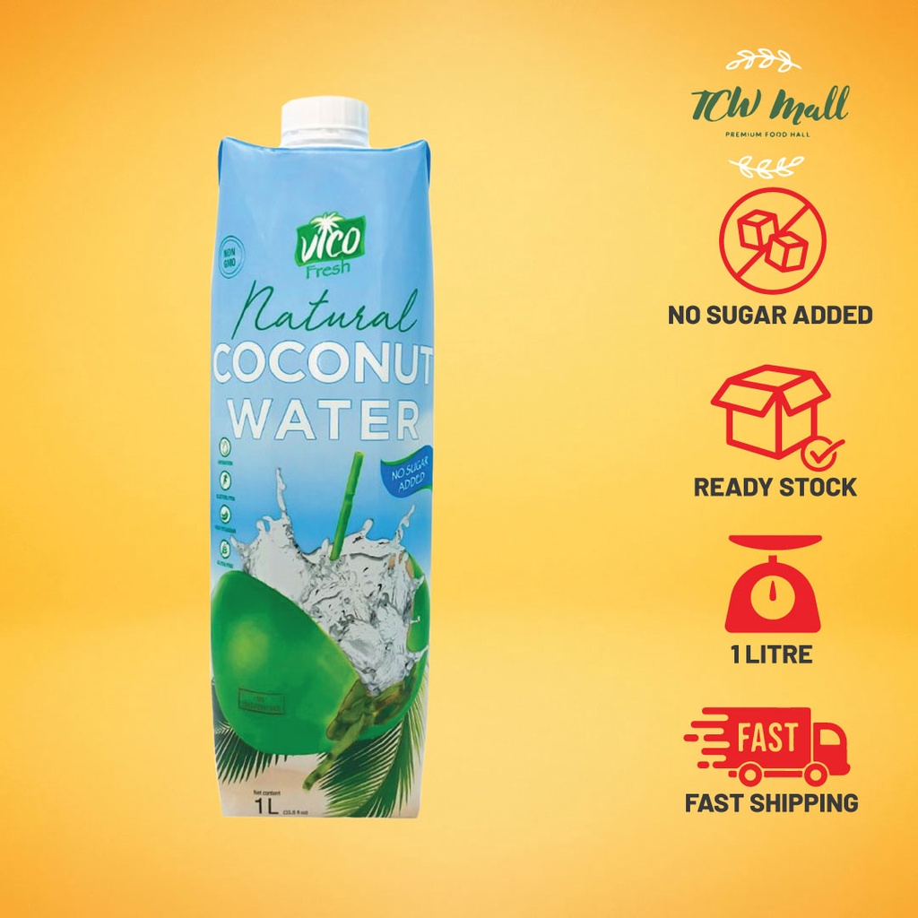 VICO FRESH 100% Fresh Natural Coconut Water 1L - Prisma Pack (Product ...