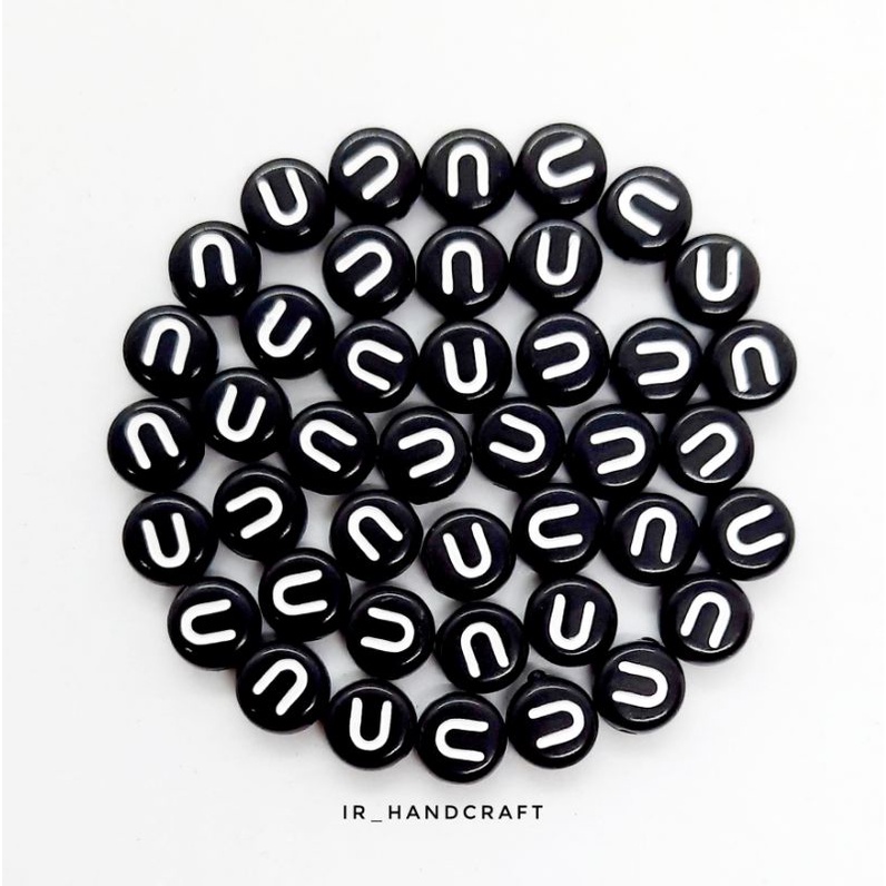 Alphabet Beads Manik Abjad Huruf U | Shopee Malaysia