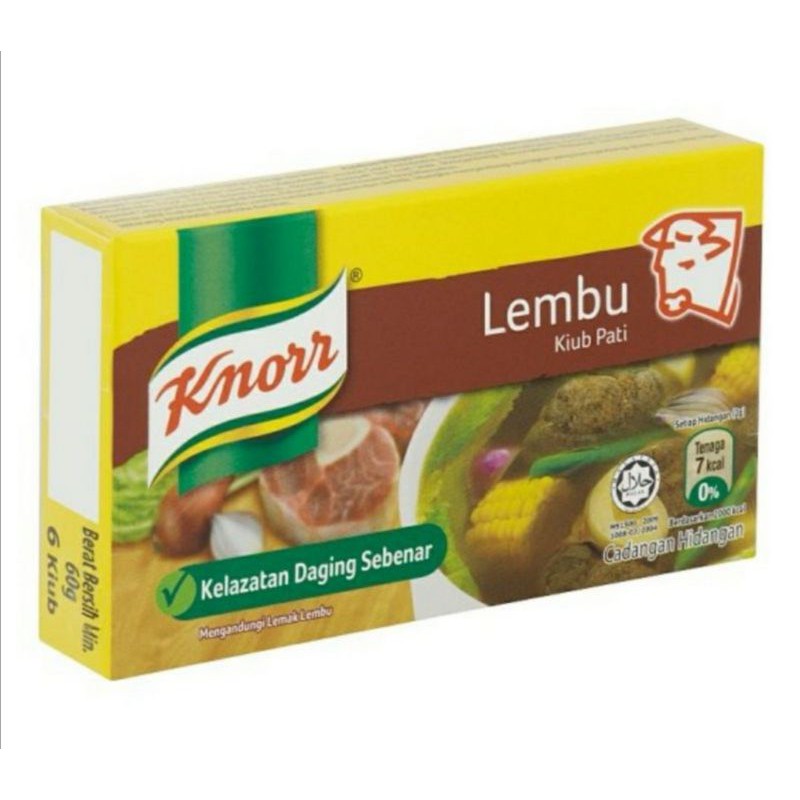 Knorr Kiub Pati Lembu / Beef Cube 牛肉精块 (60G) | Shopee Malaysia