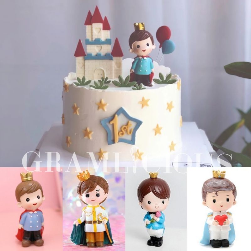 READY STOCK - Prince Baby Boy Figurine Cake Topper | Shopee Malaysia