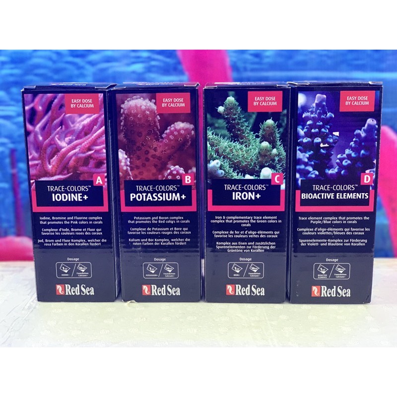 RED SEA TRACE COLORS 500ML and 100ml | Shopee Malaysia